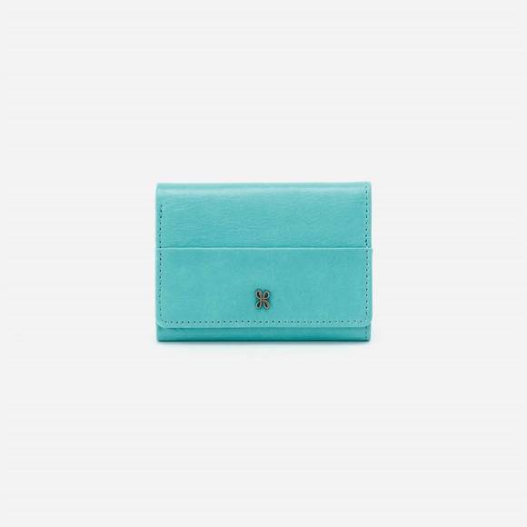 HOBO | Bags | New Hobo Jill Mini Trifold Wallet In Light Aqua | Poshmark